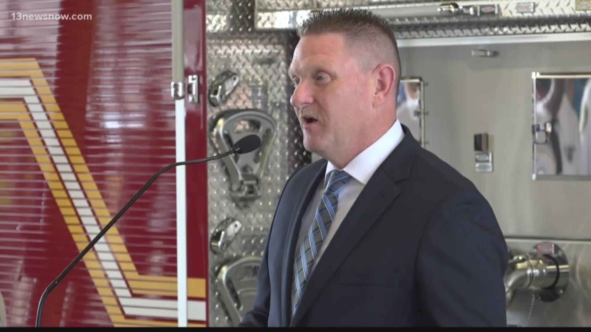 New fire chief in Newport News sworn in | 13newsnow.com