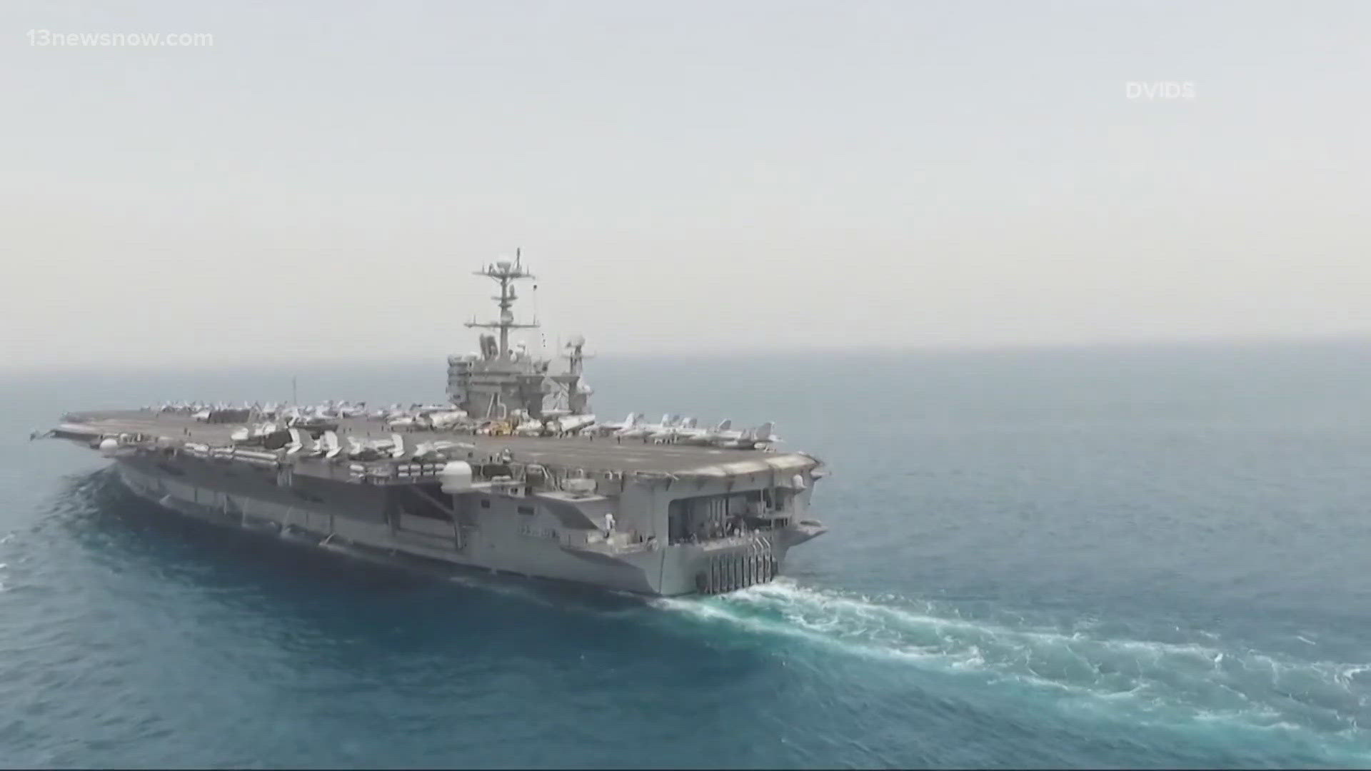 U.S.S. Truman collides with ship in Mediterranean Sea | 13newsnow.com