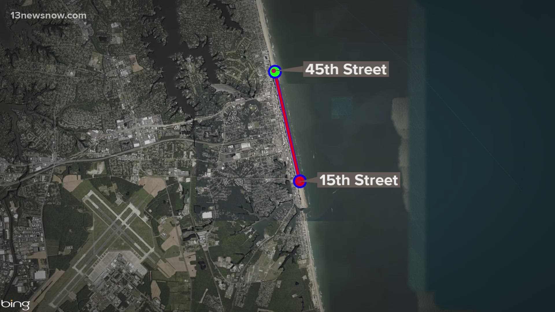 Army Corps, Virginia Beach to replenish coastline at the Oceanfront ...