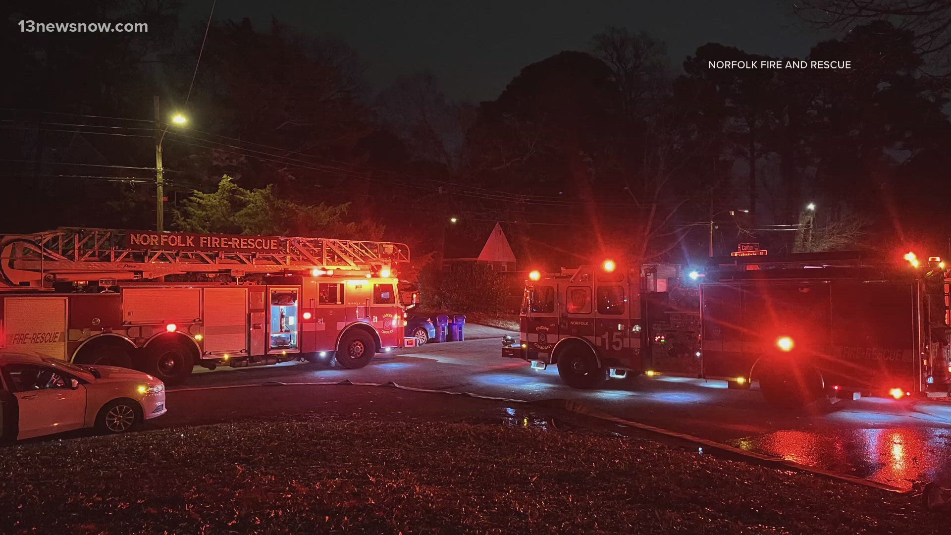 Norfolk fire crews respond to house fire on Carlton Street | 13newsnow.com