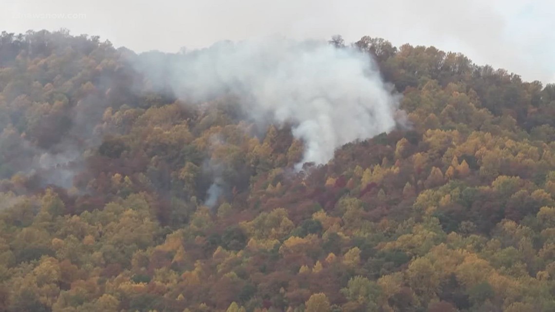 Youngkin declares State of Emergency as Quaker Run Fire burns ...