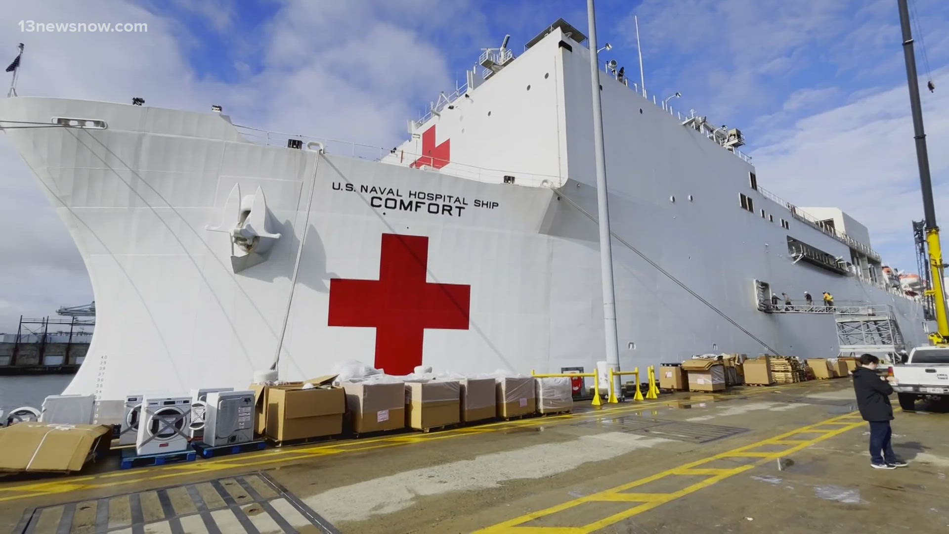 Hospital ship USNS Comfort visits Dominican Republic | 13newsnow.com
