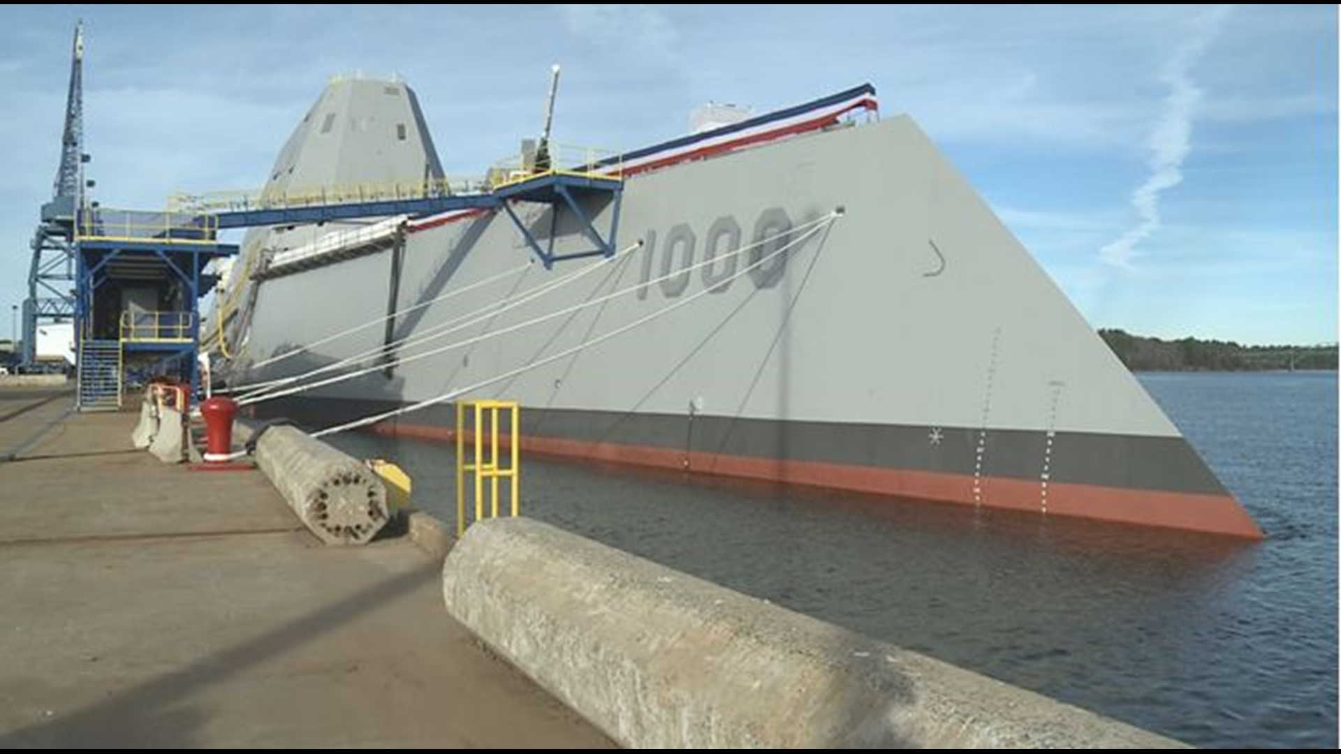 Inside the Navy's new stealth destroyer Zumwalt | 13newsnow.com