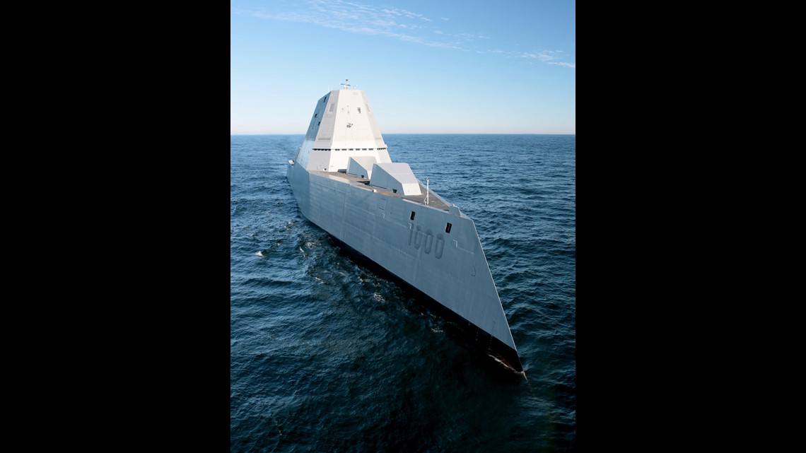 Inside the Navy's new stealth destroyer Zumwalt | 13newsnow.com