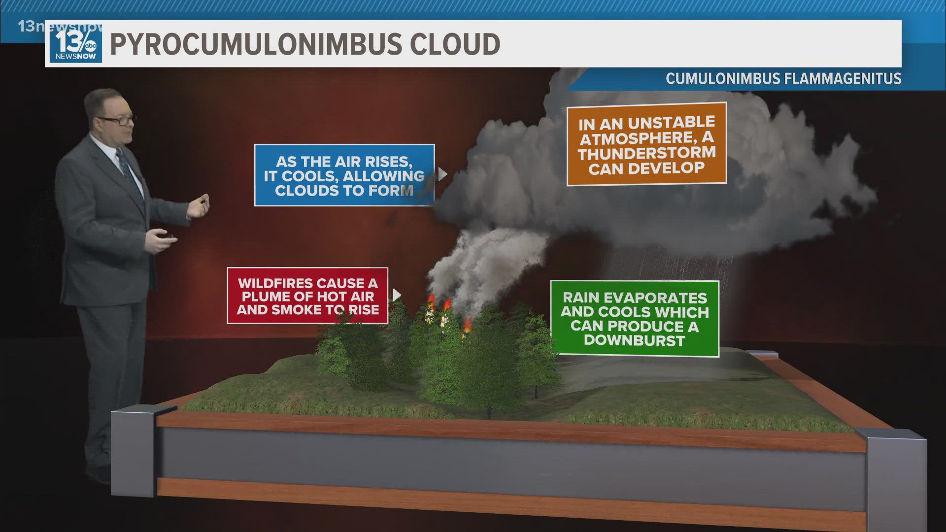What causes a pyrocumulonimbus cloud to form? | 13newsnow.com