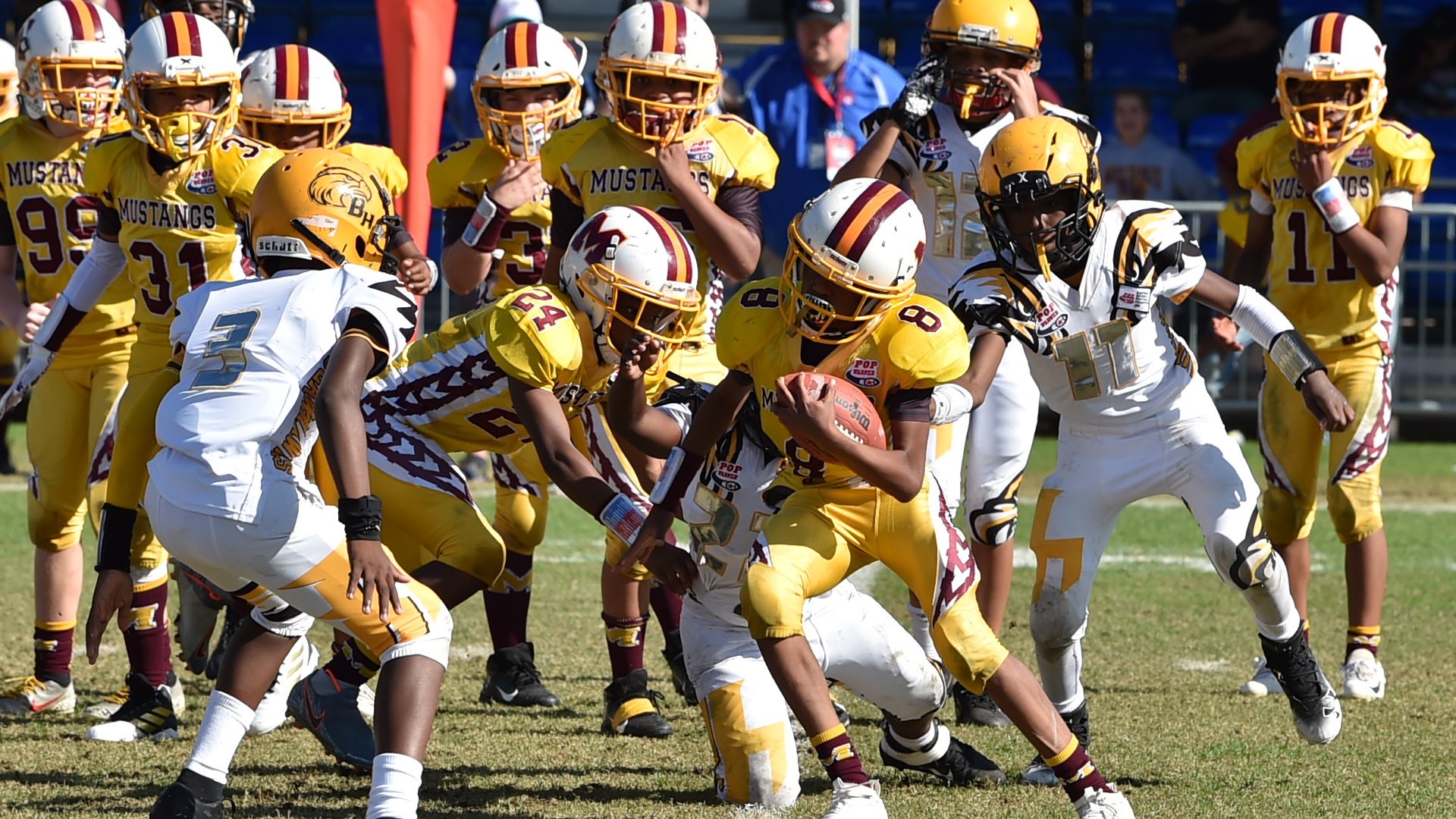 PHOTOS: Junior Pee Wee Virginia Beach Mustangs win Pop Warner national ...