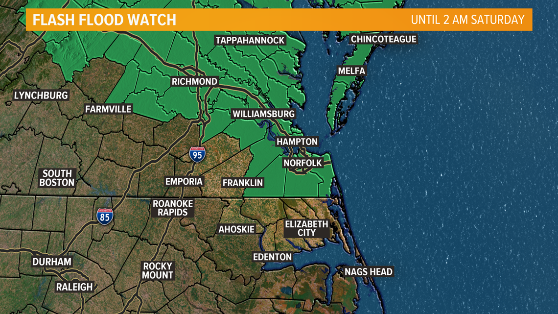 FORECAST: STORM MODE ALERT DAY for possible flash flooding | 13newsnow.com