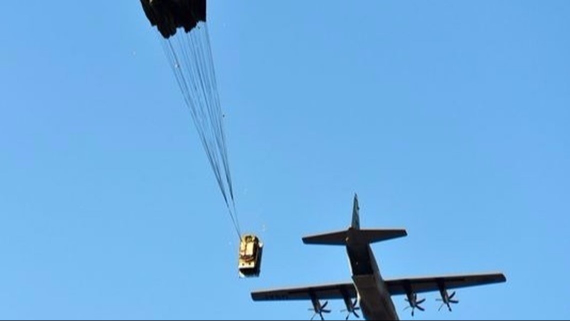 Official: Humvee dropped from plane by mistake in rural area ...