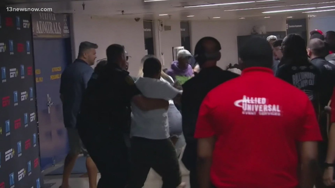 Chaos erupts at Norfolk fight night headlined by Keyshawn Davis ...