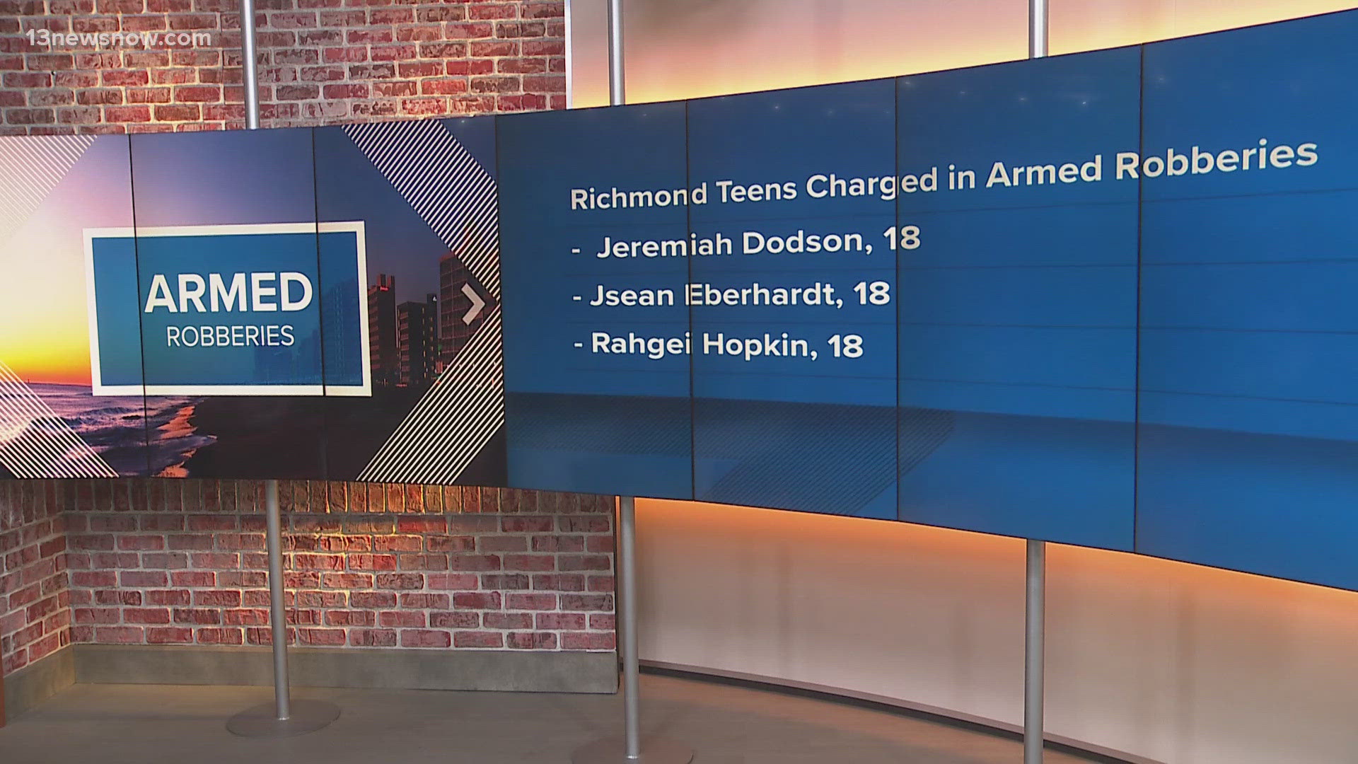 3 men facing charges in Virginia Beach armed robberies | 13newsnow.com