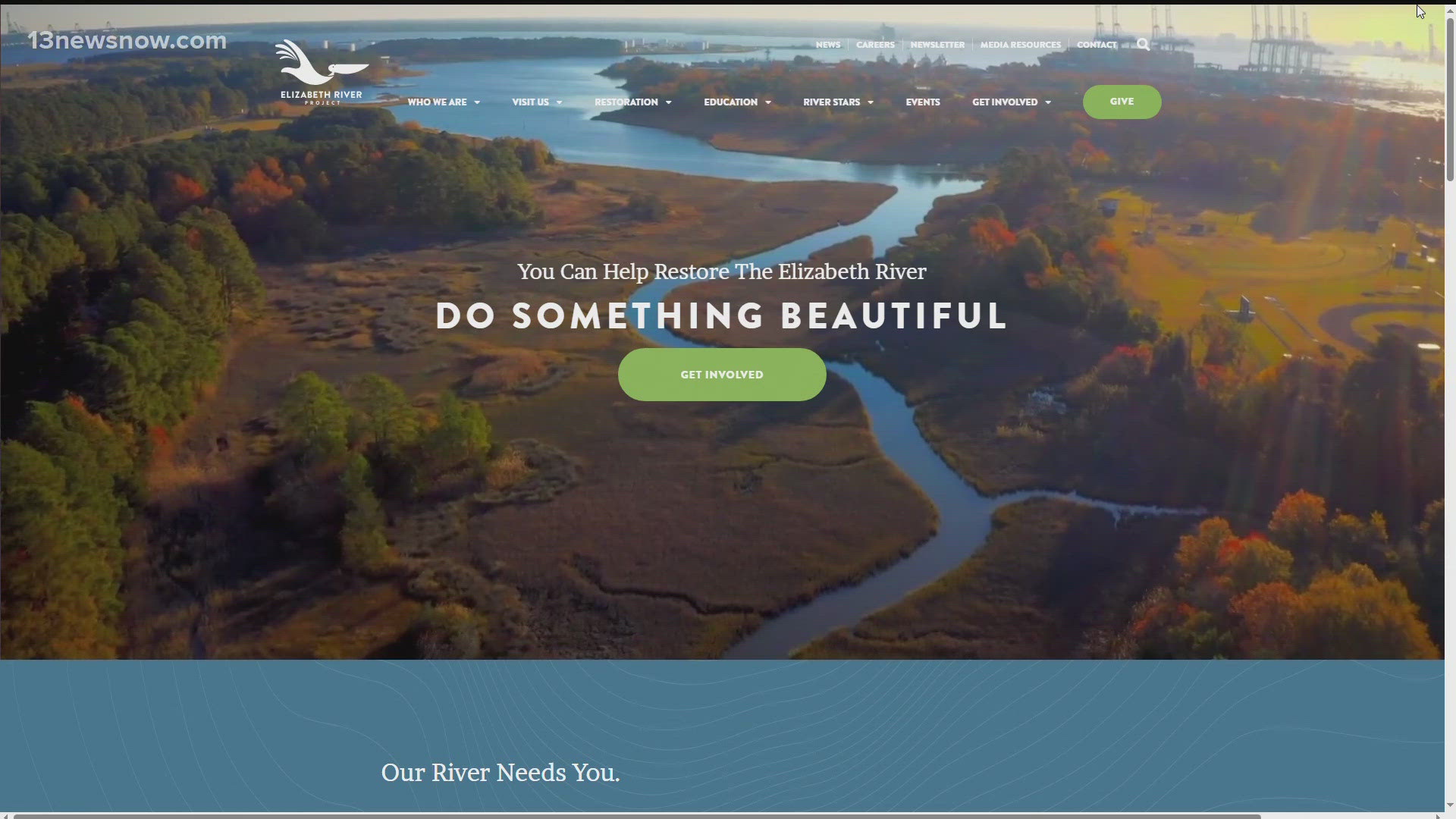 Elizabeth River Restoration Project set to begin | 13newsnow.com