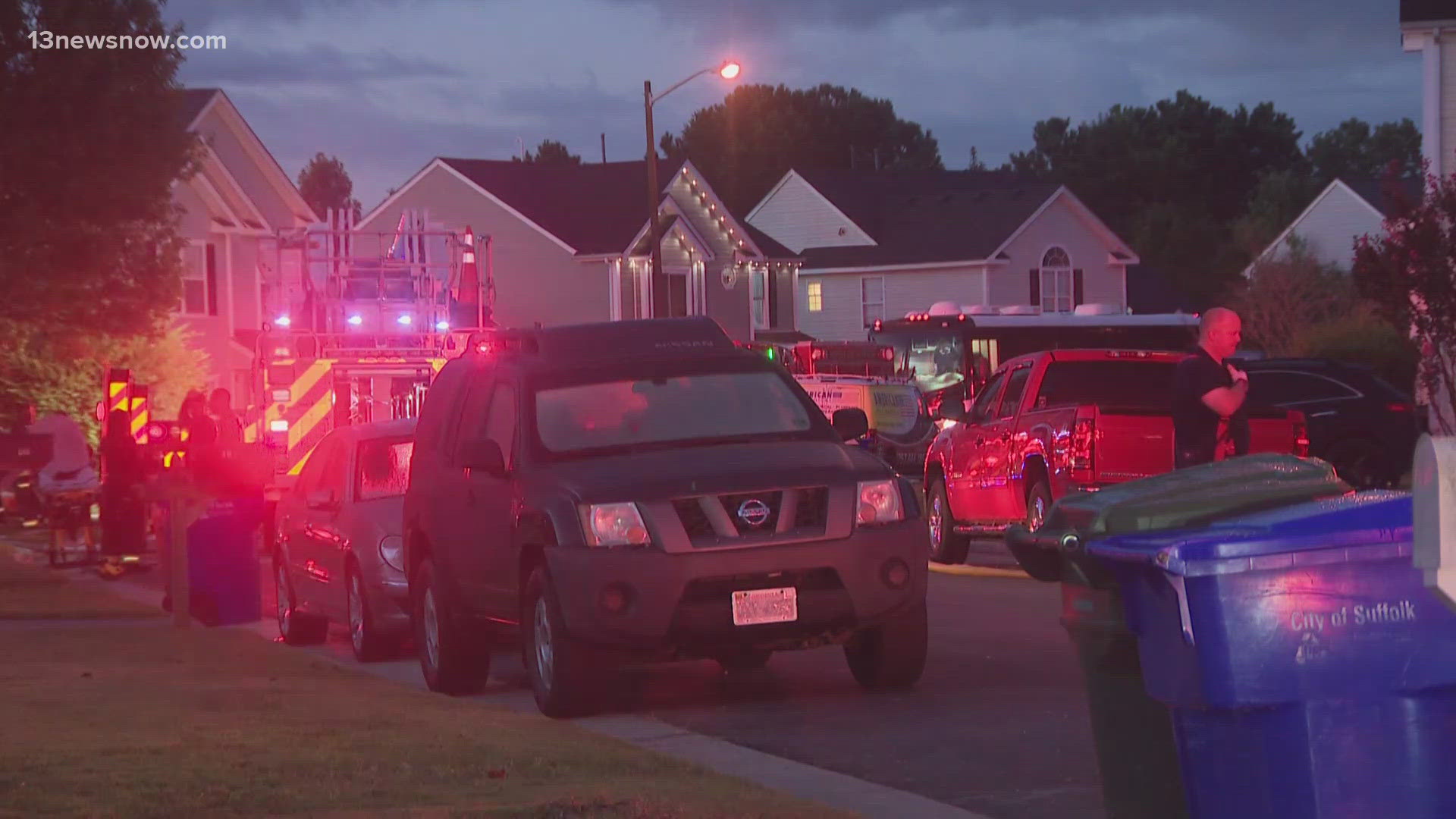 Suffolk fire crews respond to house fire on Dana Drive | 13newsnow.com