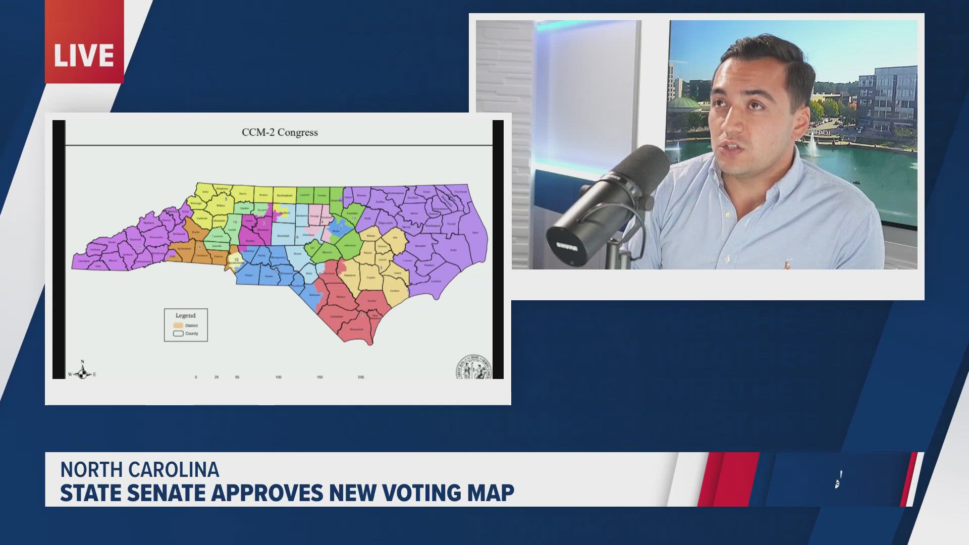 North Carolina gerrymandering: how the new state senate-approved map ...