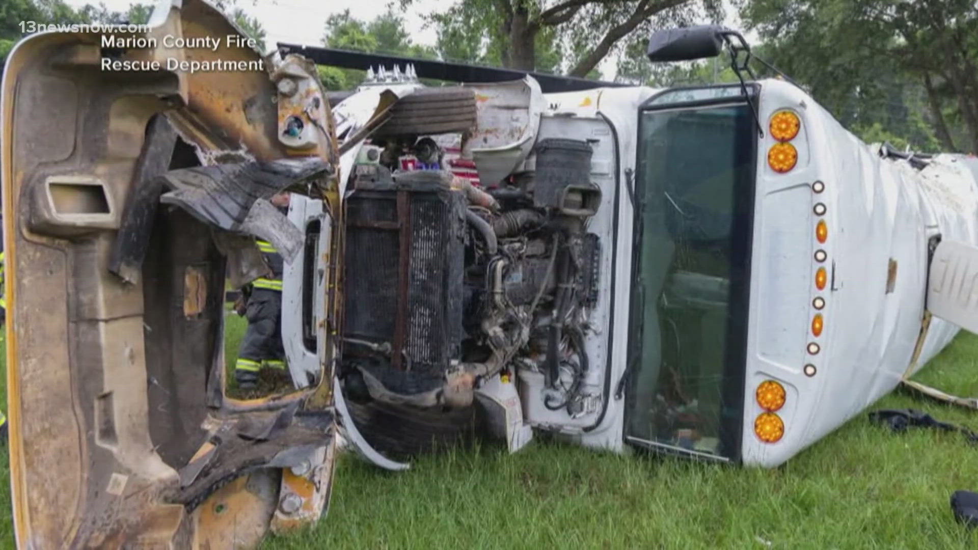 Several killed as farmworkers' bus overturns in central Florida ...