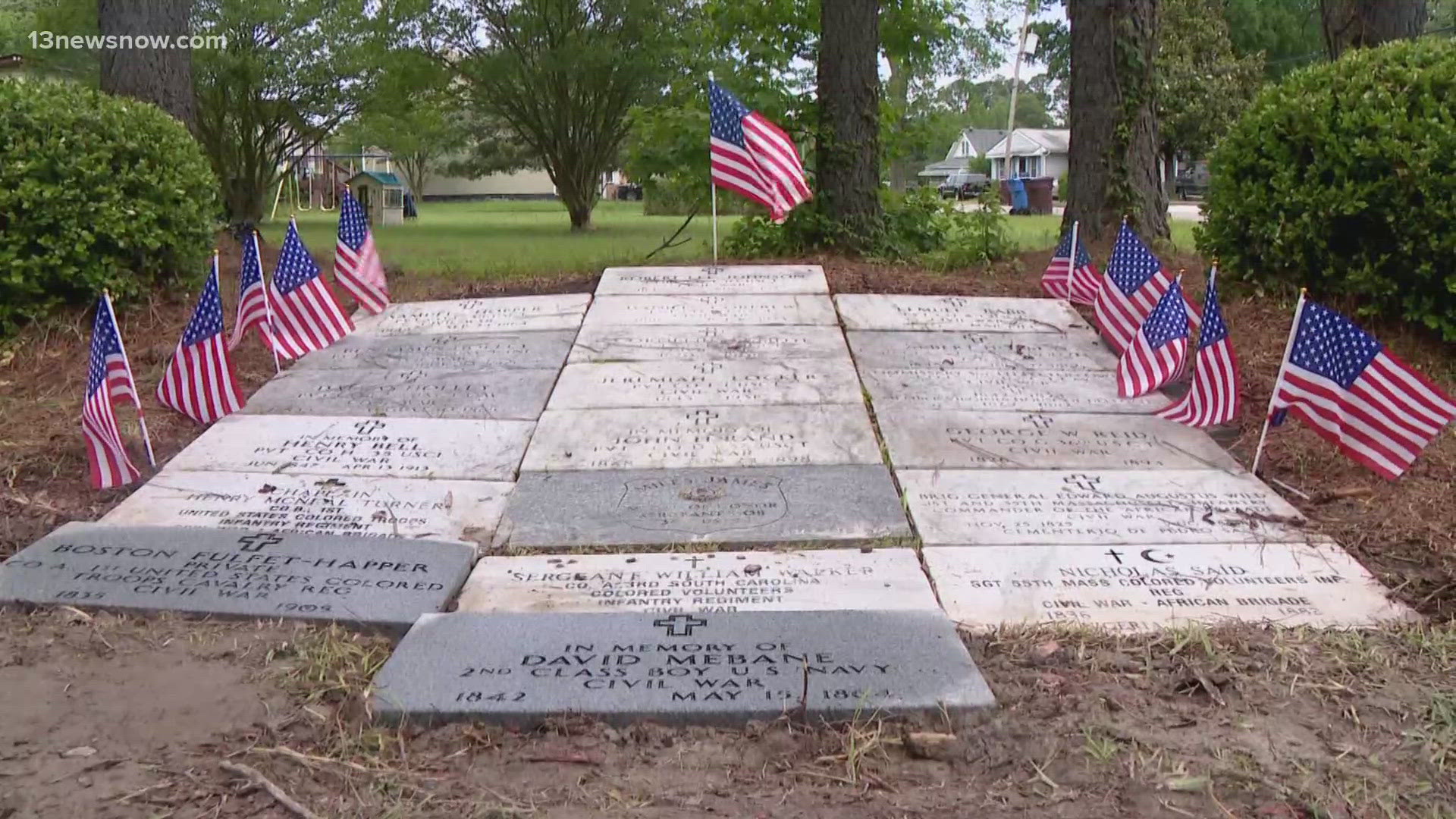 Afro-Union soldiers honored at Civil War memorial | 13newsnow.com