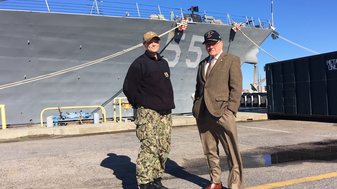 53 years later, former destroyer skipper visits modern-day USS Stout ...