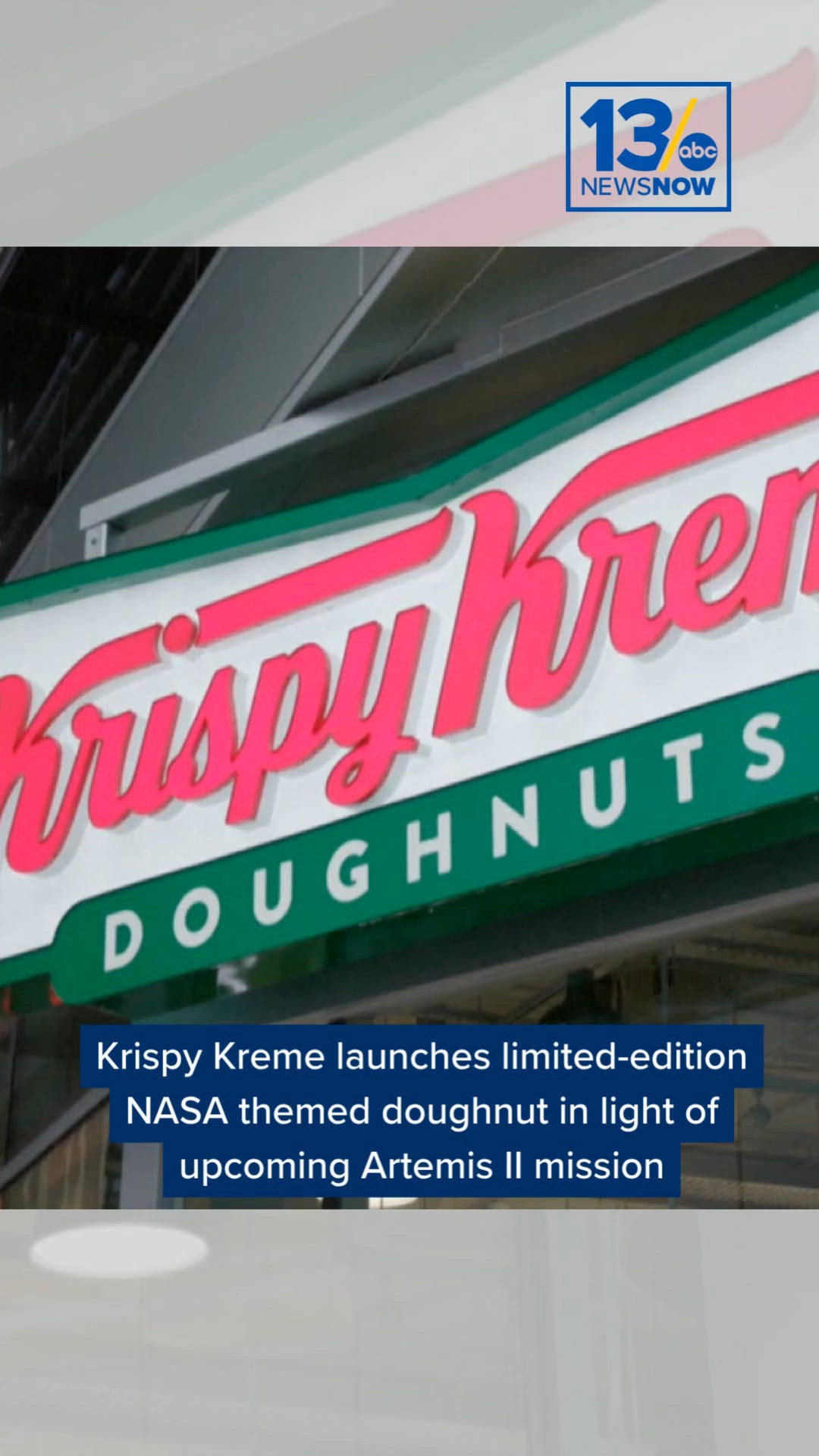 Krispy Kreme launches Artemis II doughnuts | 13newsnow.com