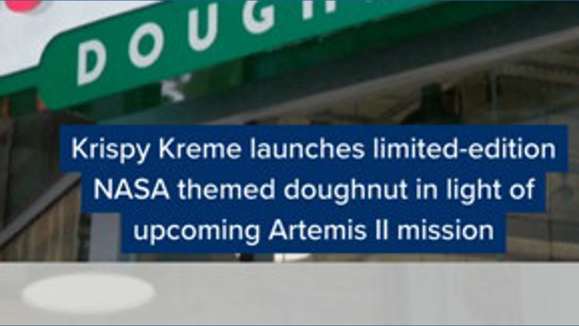 Krispy Kreme launches Artemis II doughnuts | 13newsnow.com
