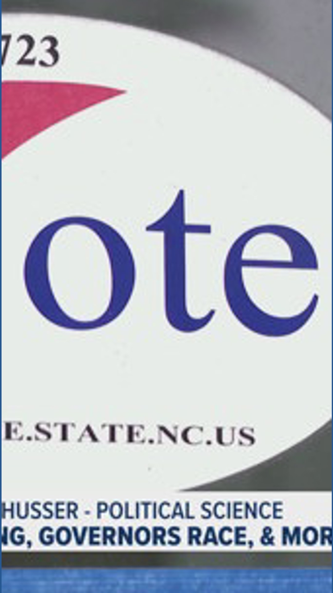 North Carolina primary election, redistricting, governor's race & more ...