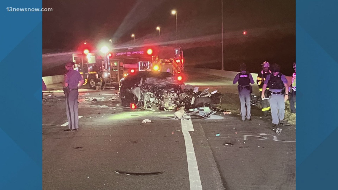 Three dead in wrong-way crash on I-464 in Chesapeake | 13newsnow.com