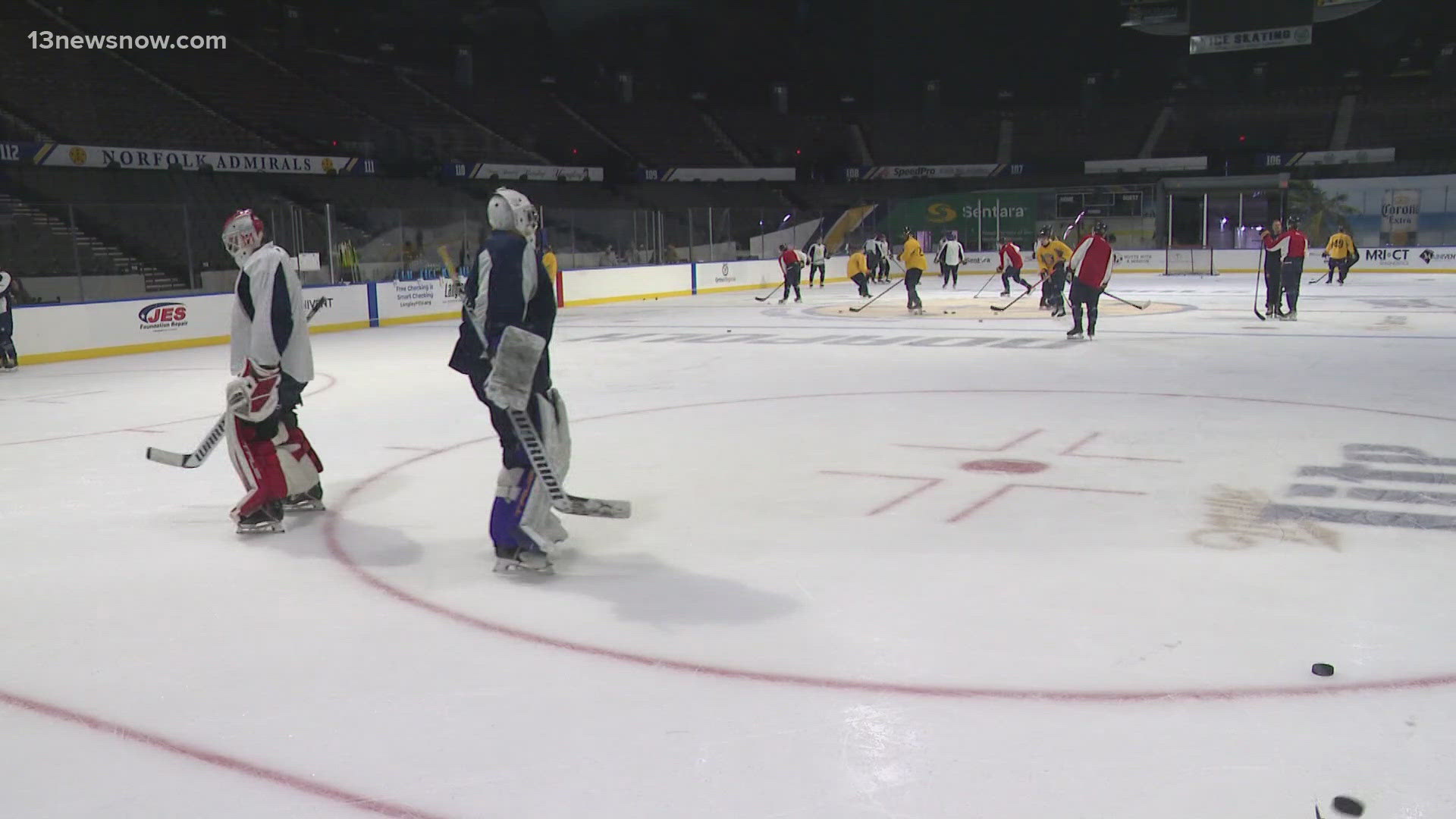 Norfolk Admirals game postponed as ECHL players go on strike ...