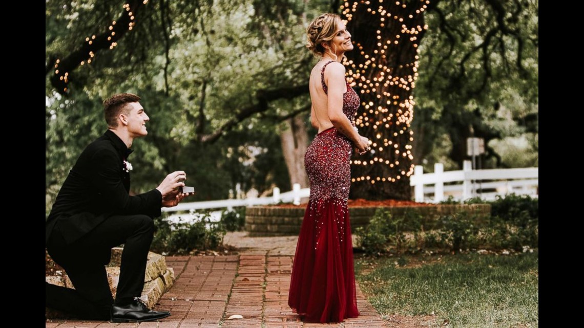 Prom night turns into a proposal for young couple: 'I was in complete ...