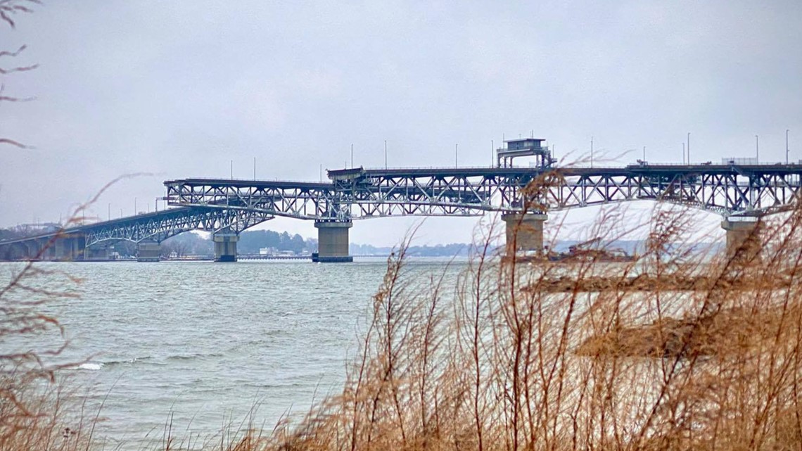 Coleman Bridge reopens to traffic after getting stuck in open position ...