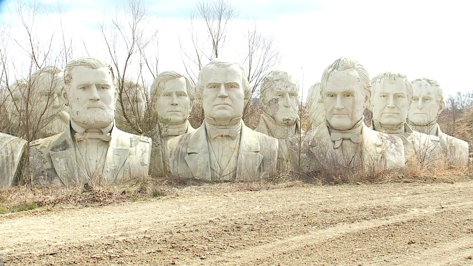 Opportunity to check out Presidential busts, possibly for the last time ...