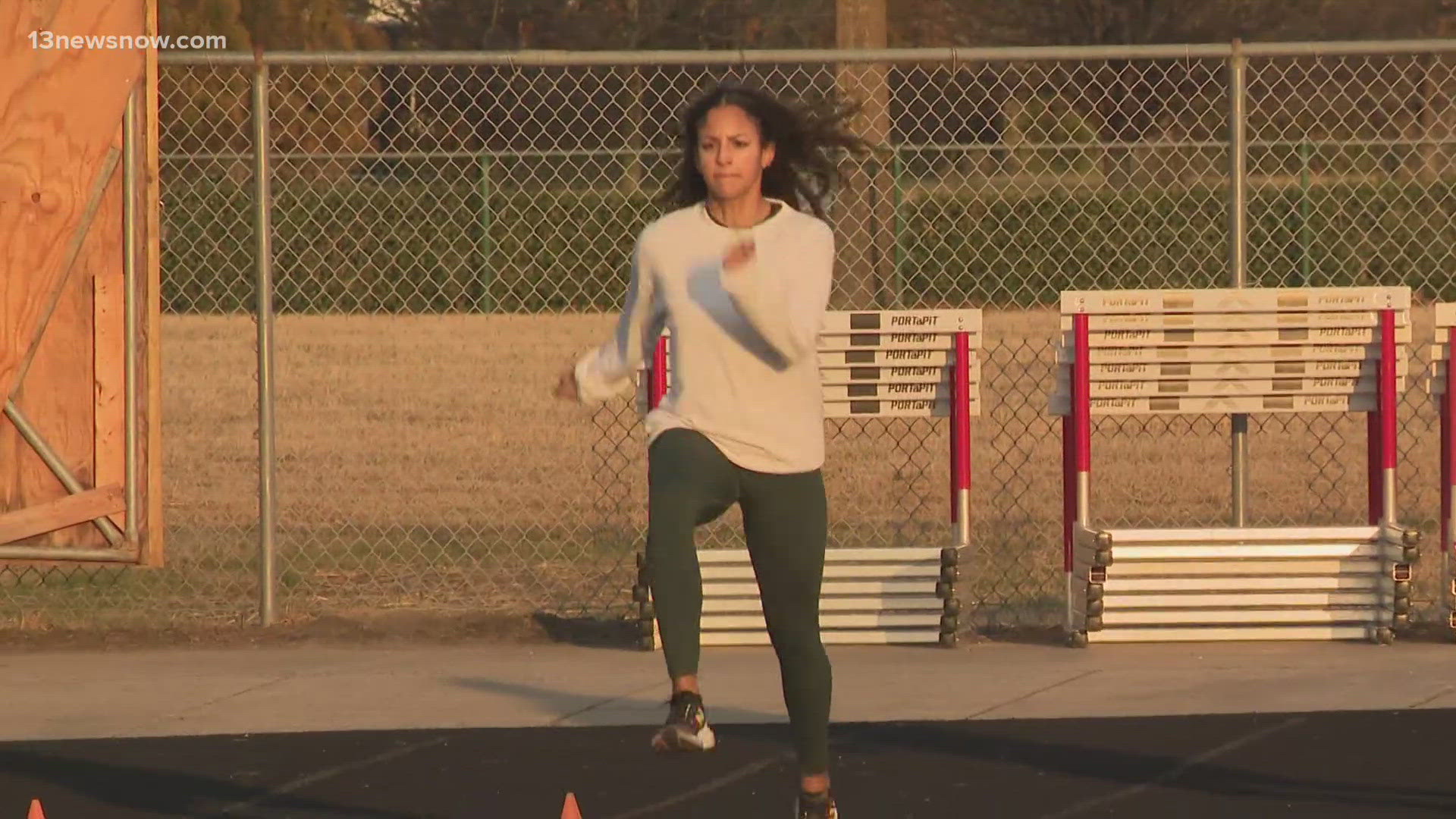 Sophie Rambo is a standout for Grassfield High School's track team ...
