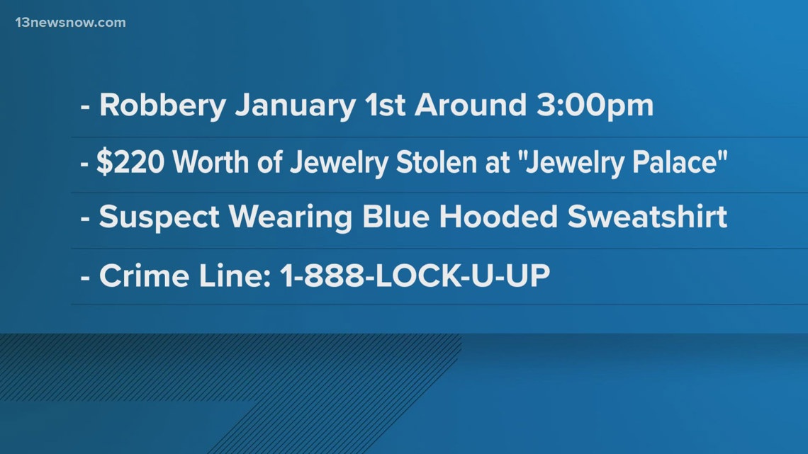 Chesapeake police searching for suspect in diamond earring theft at ...