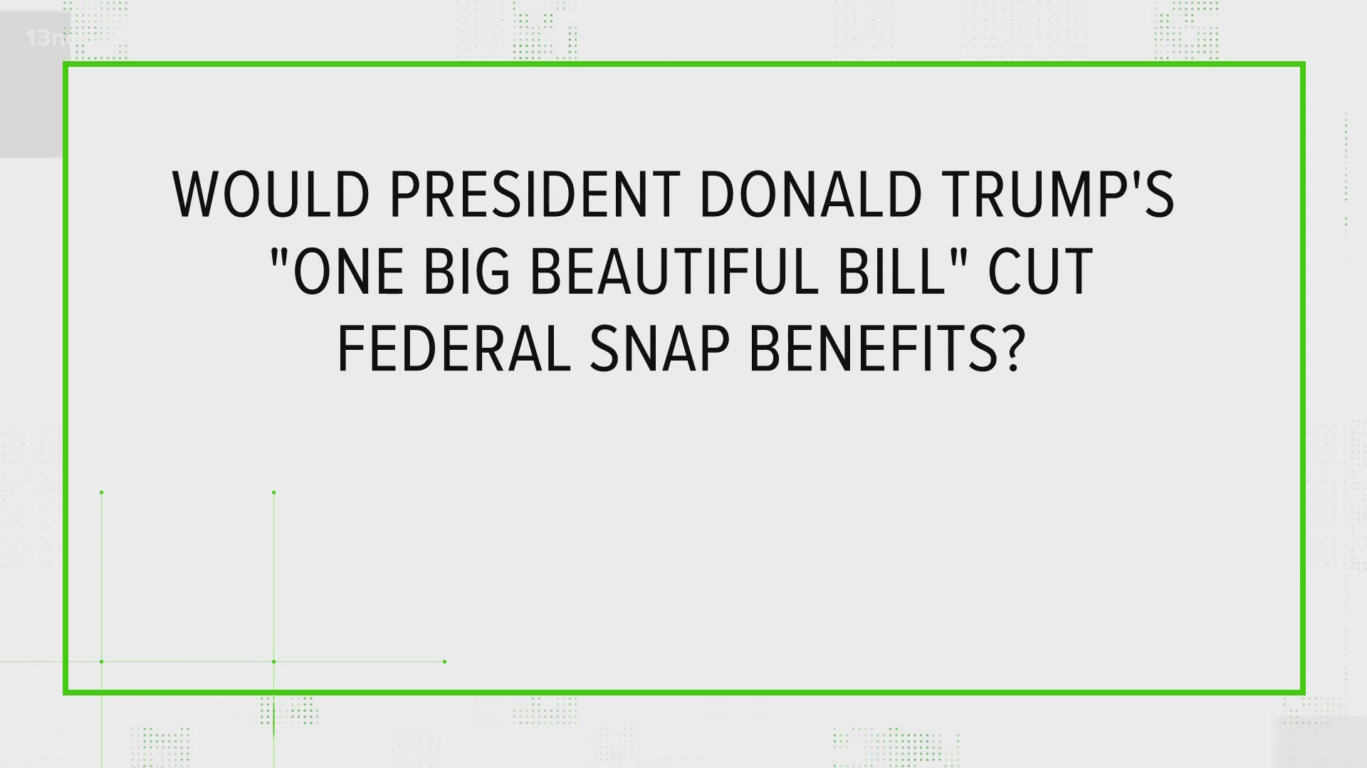 Trump's bill cuts SNAP food stamps because of fraud claims. What's true ...