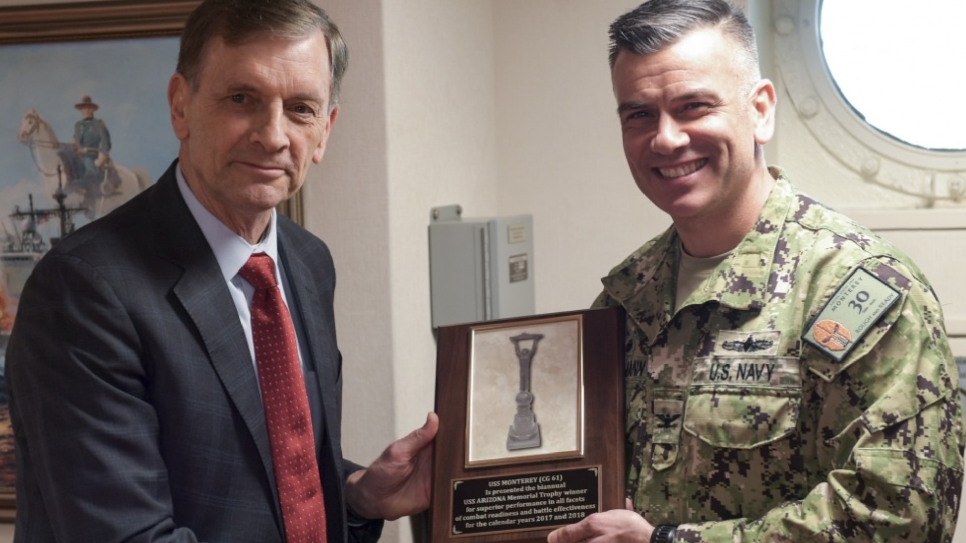 Norfolk-based USS Monterey named best surface ship in Navy | 13newsnow.com