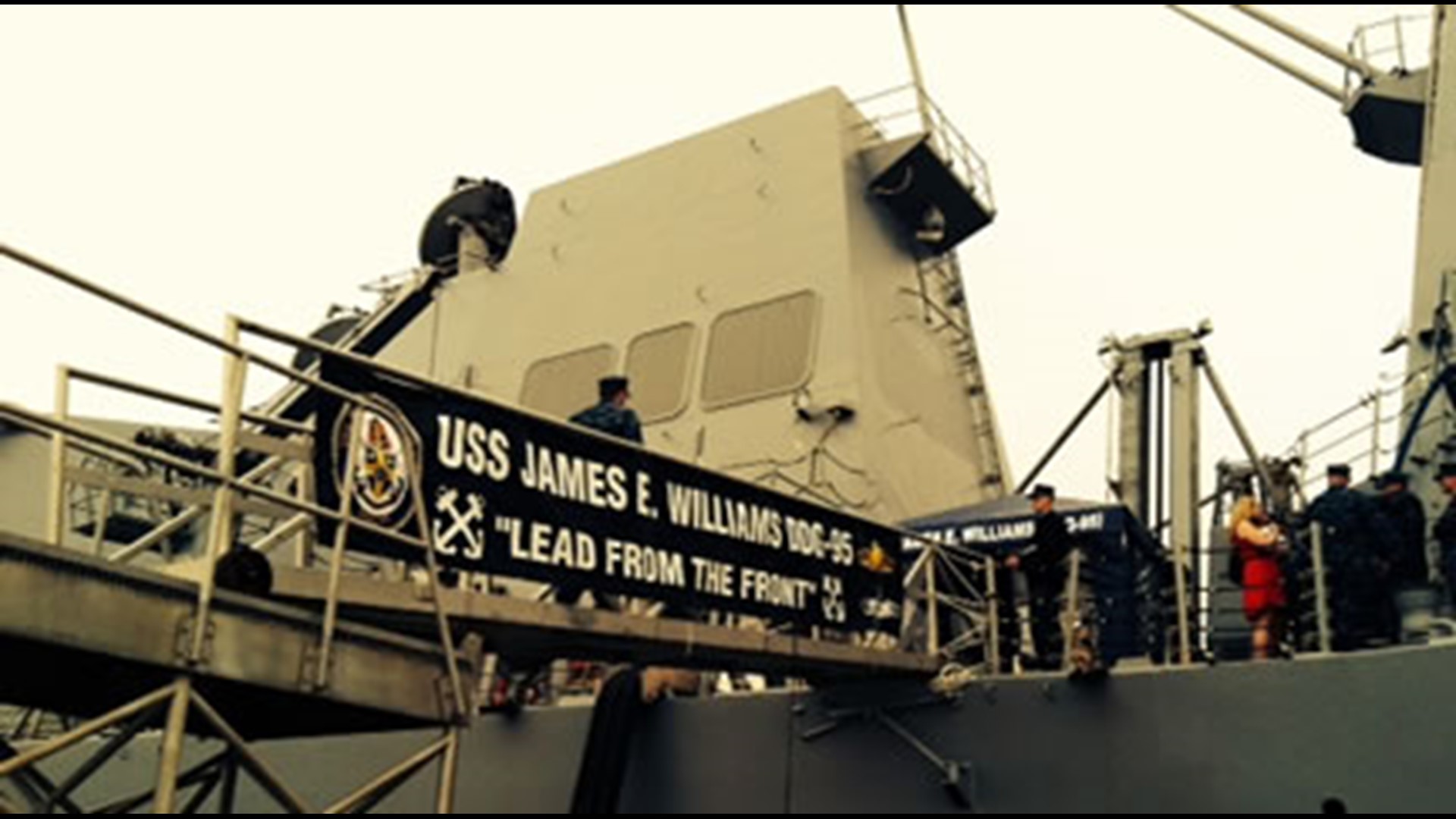 Photos: USS James E. Williams leaves on eight-month deployment ...