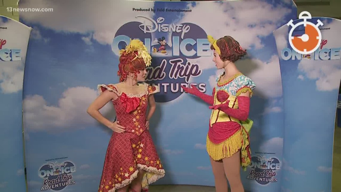 Disney on Ice comes to Hampton Coliseum. We got to hang out with Anna ...