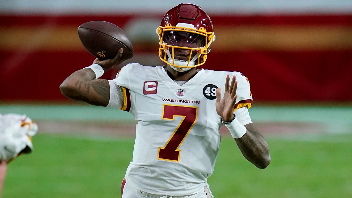 Haskins to start for Washington vs. Seattle with Smith out | 13newsnow.com