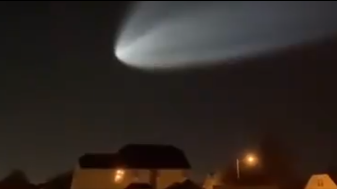 SpaceX launched Starlink satellites, visible over Hampton Roads and NC ...