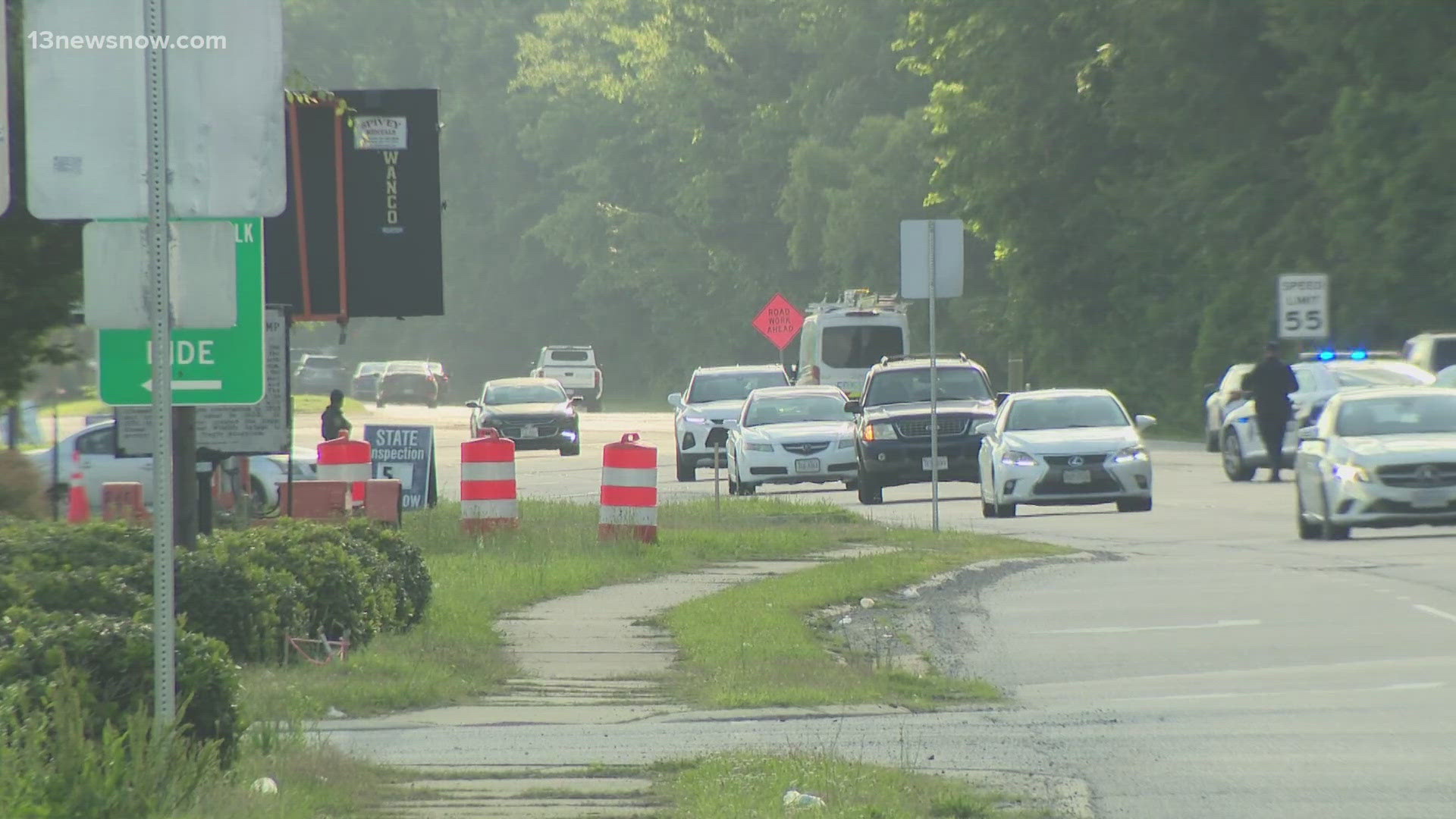 Suffolk activates Route 58 speed cameras to curb speeding through work ...