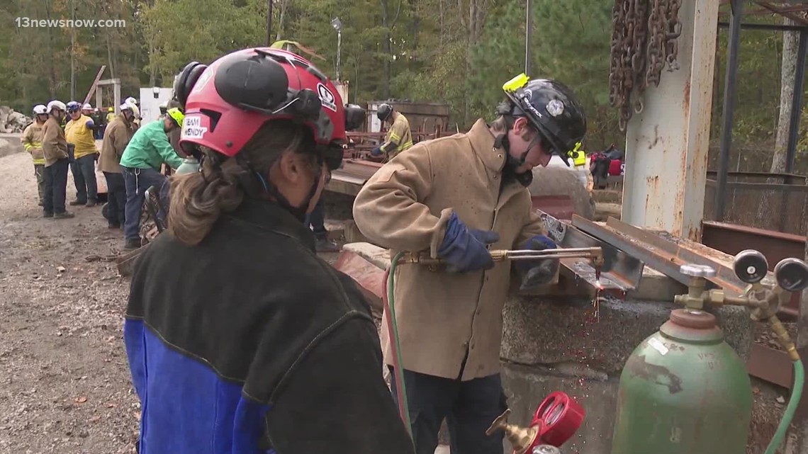 Virginia Beach first responders train to handle structural collapses | 13newsnow.com