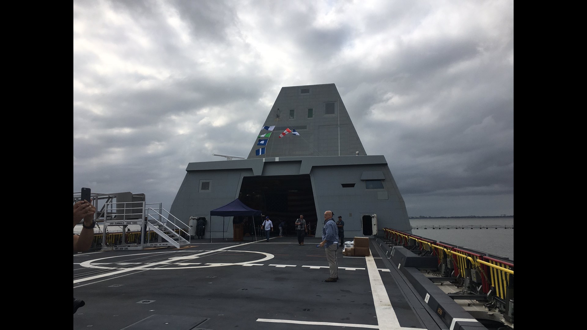 Inside the Navy's new stealth destroyer Zumwalt | 13newsnow.com