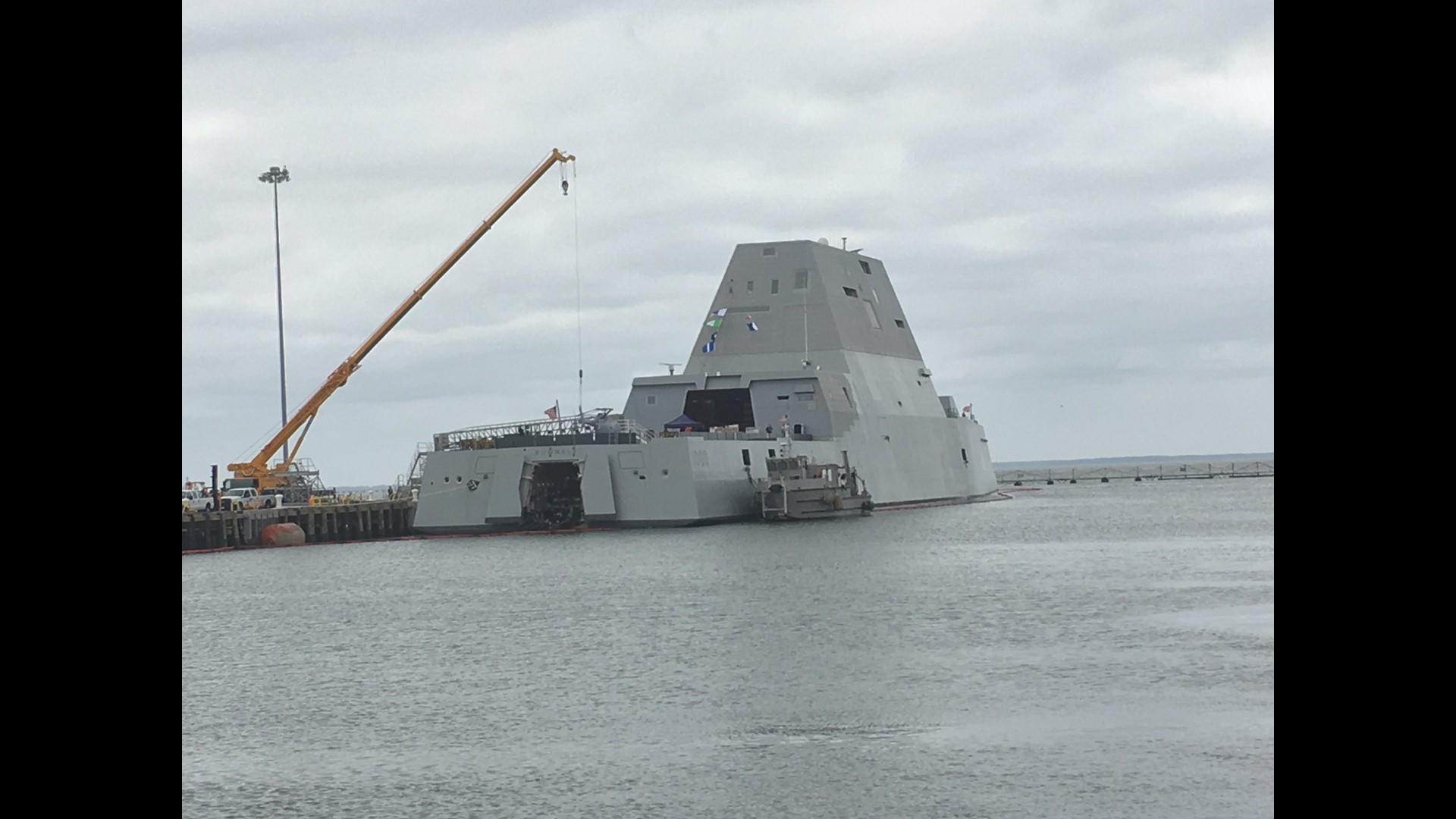 Inside the Navy's new stealth destroyer Zumwalt | 13newsnow.com