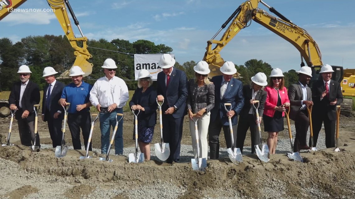 Amazon breaks ground on two new facilities in Virginia Beach ...