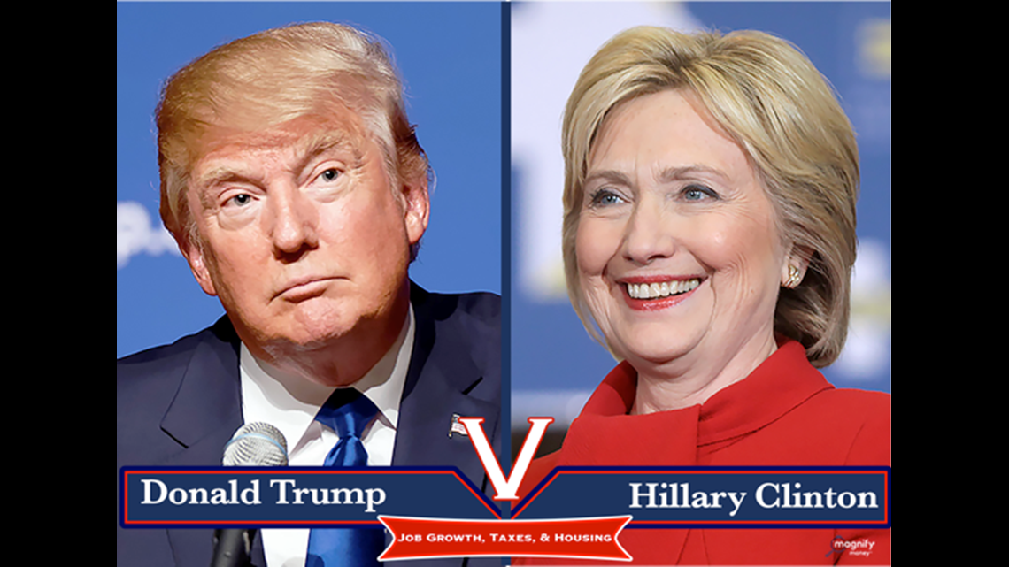 TRUMP VS. CLINTON: Where the candidates stand on job growth, taxes, and ...