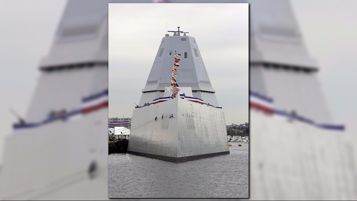 Inside the Navy's new stealth destroyer Zumwalt | 13newsnow.com