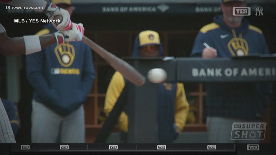 Torpedo-shaped bats draw attention after Yankees hit team-record 9 homers in rout of Brewers ...