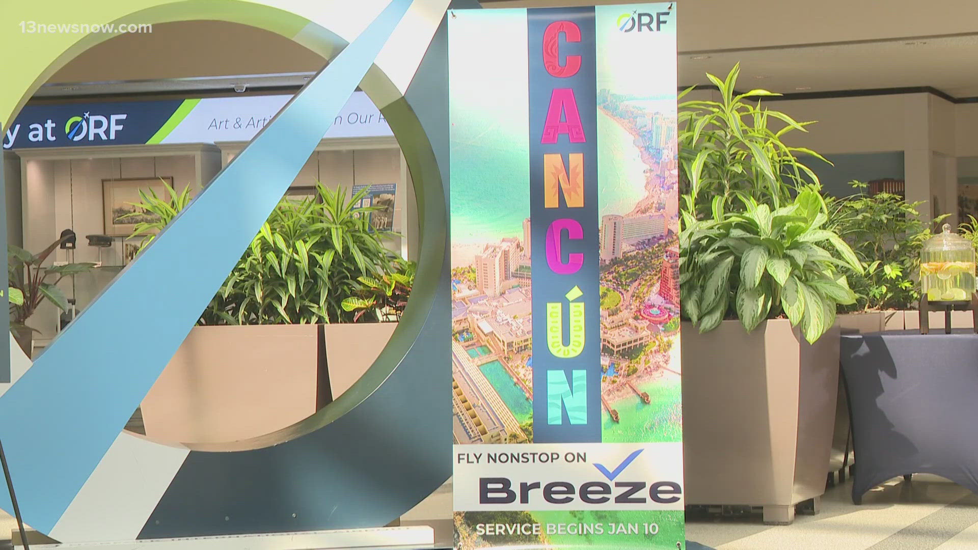 Breeze Airways to launch Norfolk's first international flight to Cancun | 13newsnow.com