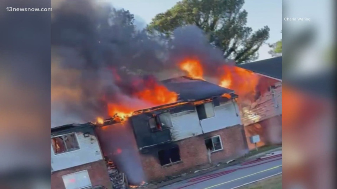 New video shows people being rescued from Tuesday's Norfolk apartment ...