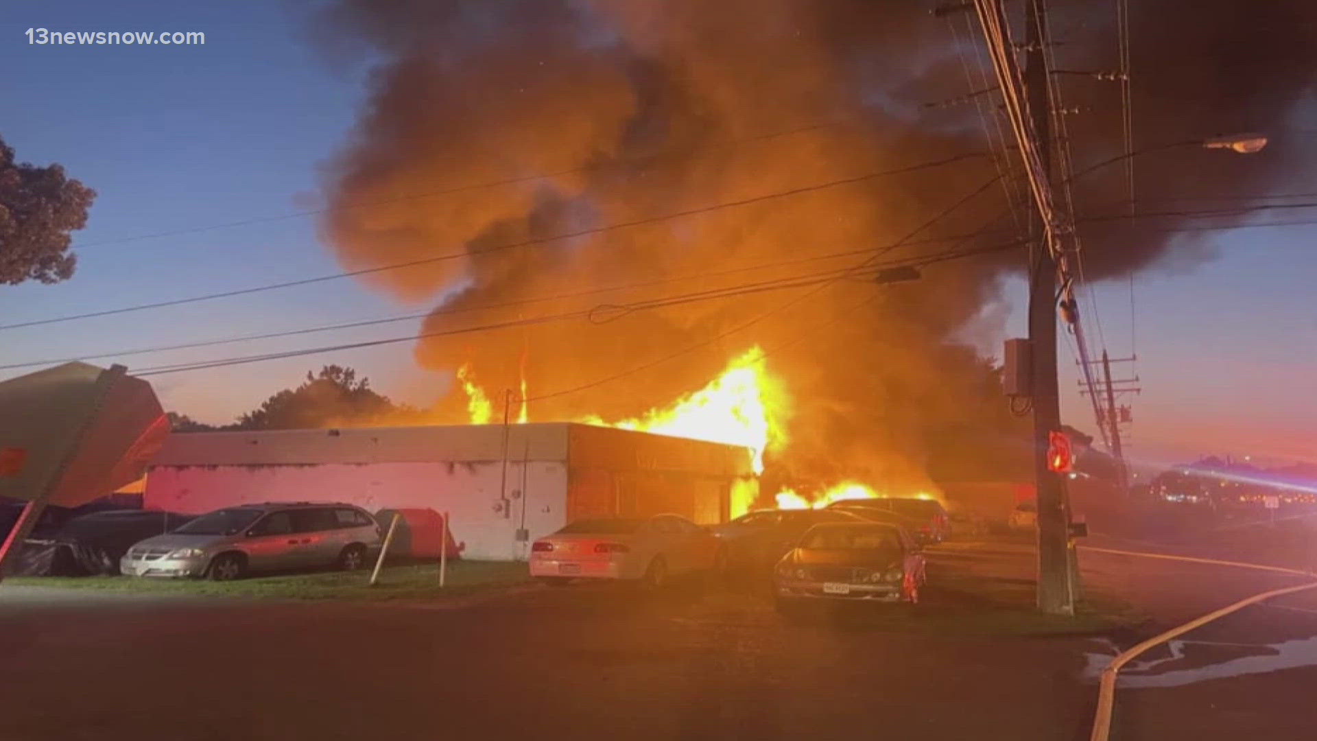 Chesapeake Fire Department investigating auto shop fire on South ...