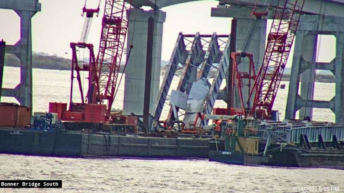 One person killed following partial collapse of old Bonner Bridge ...