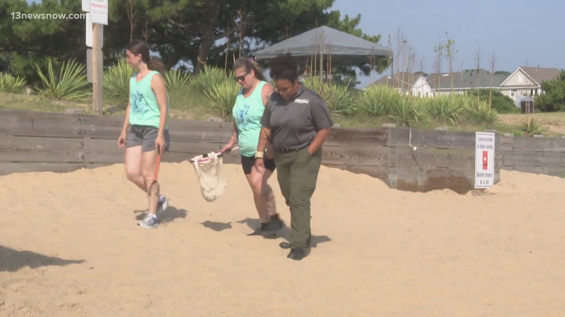 Volunteers celebrate Clean Beaches Week with a trash pickup in Ocean ...