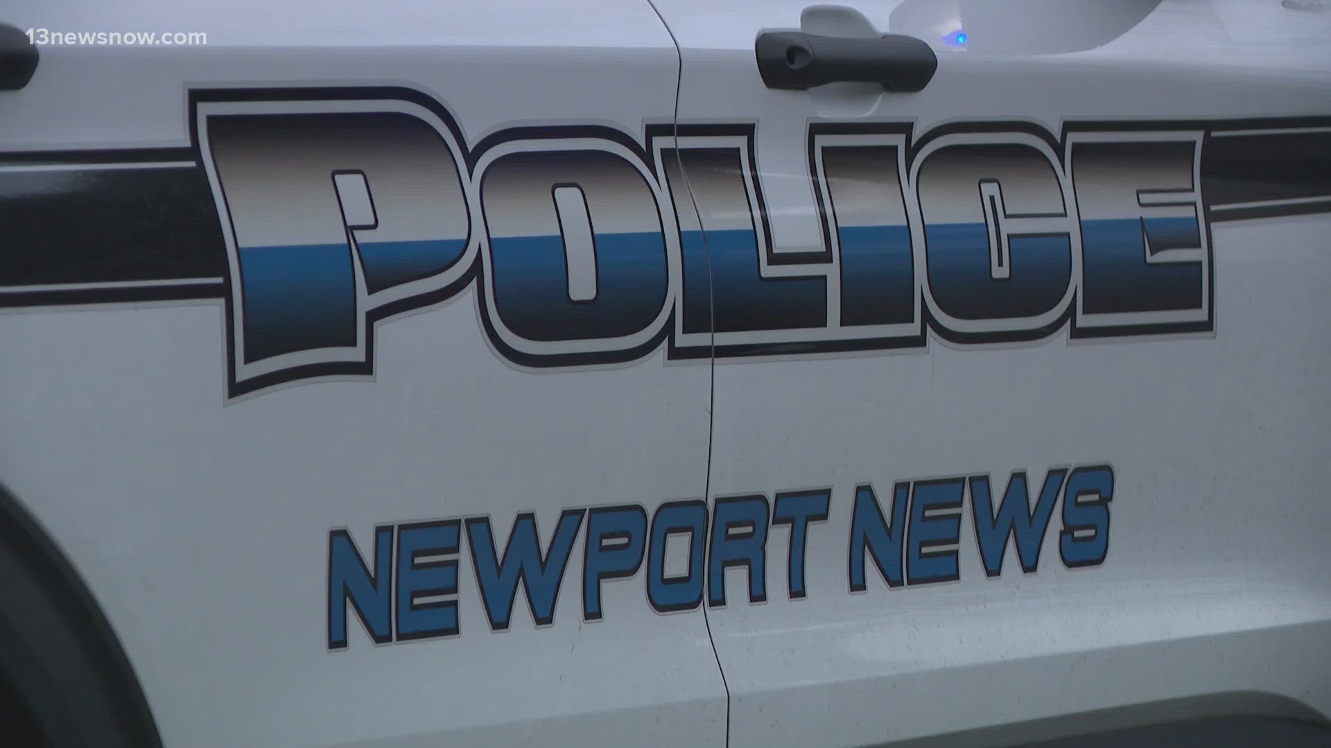 Crash involving NNPD vehicle blocking traffic on Jefferson Ave ...